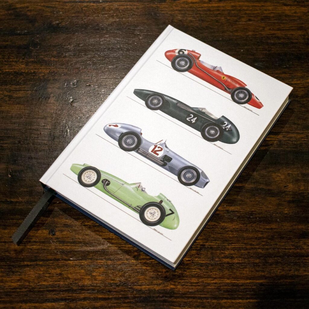 Classic Motor Hub Martin Lee Classic Racing Car Notebook - The Classic ...