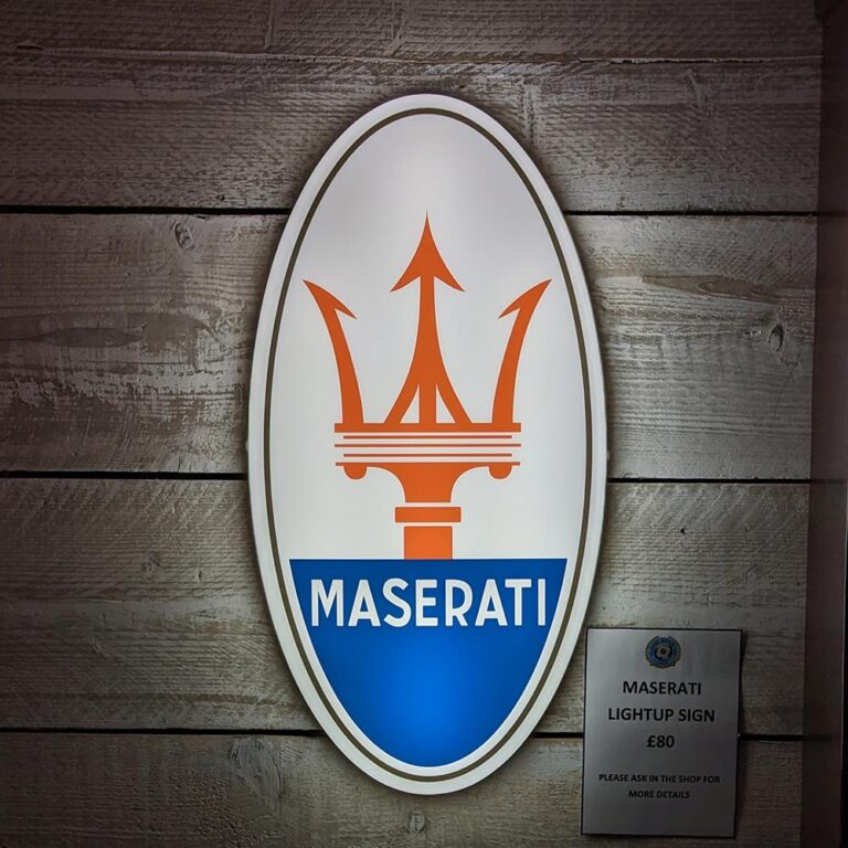 LED Wall Signs - for sale at The Classic Motor Hub